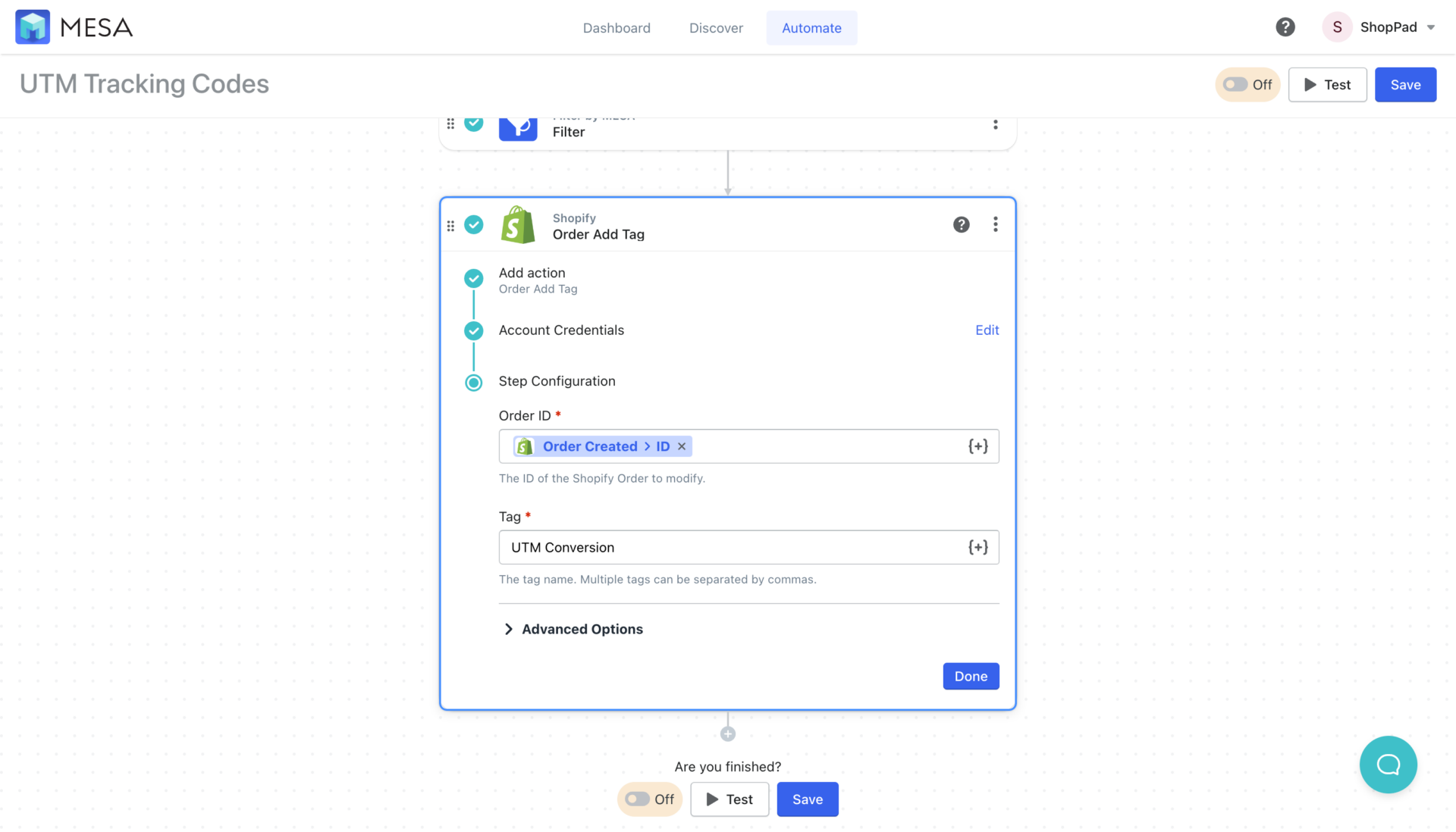 How To Auto-tag Shopify Orders With UTM Parameters - MESA