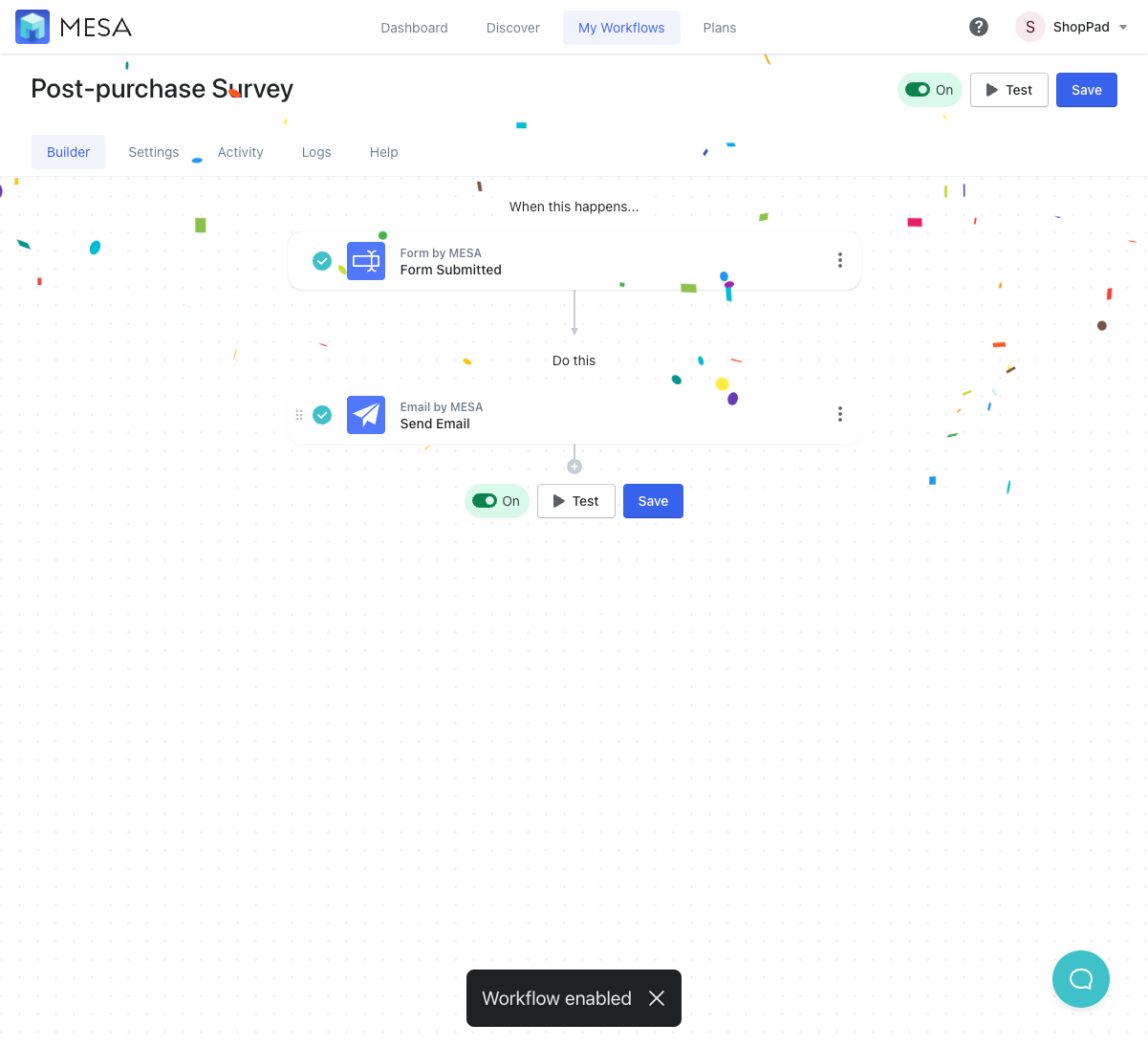 How to add a Shopify post purchase survey on your Order status page - MESA