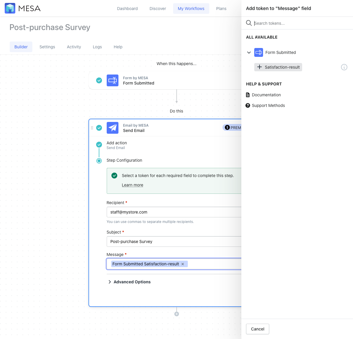 How to add a Shopify post purchase survey on your Order status page - MESA