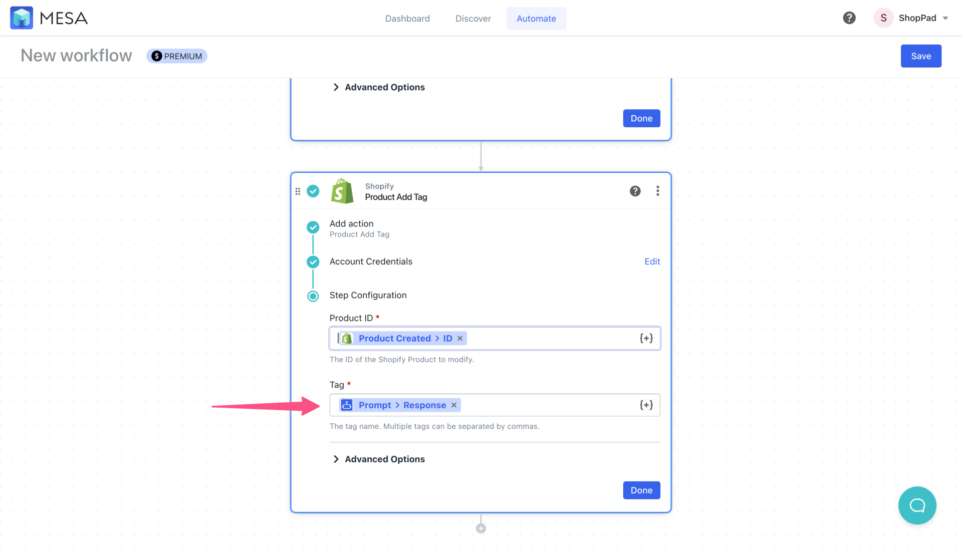 How To Determine Shopify Product Tags with AI - MESA