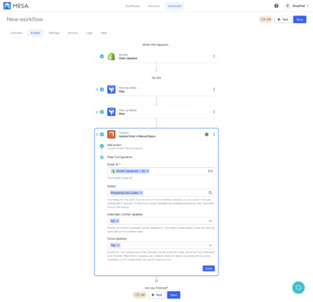 How To Update Order Status Page Using Shopify Tags - MESA