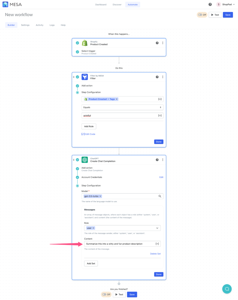 How To Use ChatGPT For Writing Shopify Product Descriptions - MESA