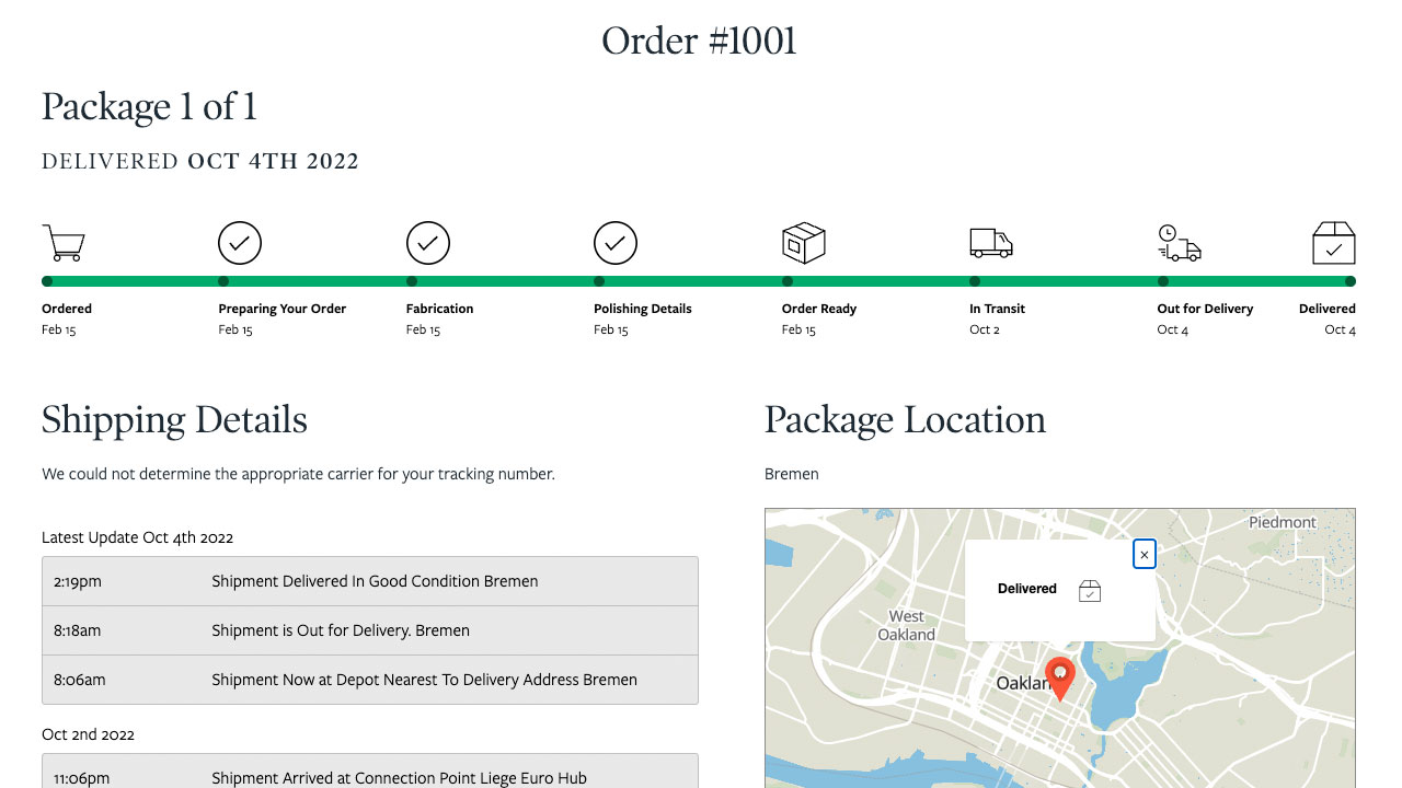 How To Update Order Status Page Using Shopify Tags - MESA