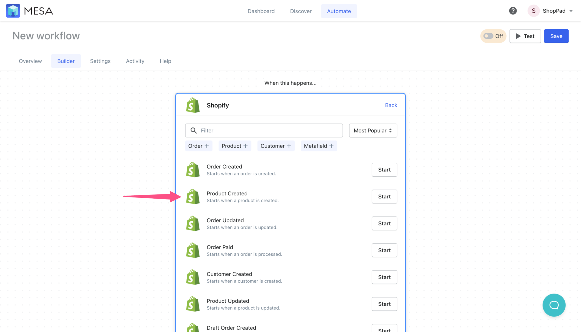 How to connect Shopify to Etsy - MESA