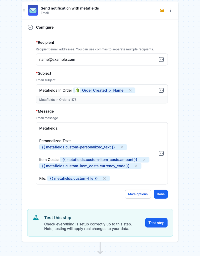 How to Retrieve and Send Shopify Order Metafields