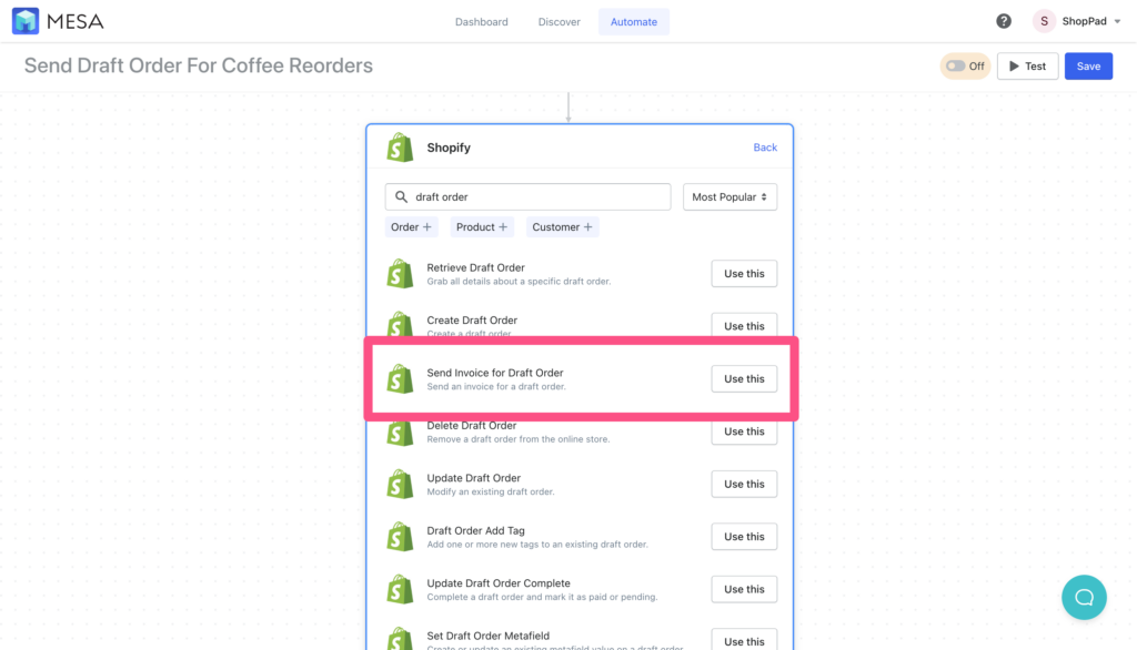 How To Leverage Shopify Draft Order For Repeat Purchases - MESA