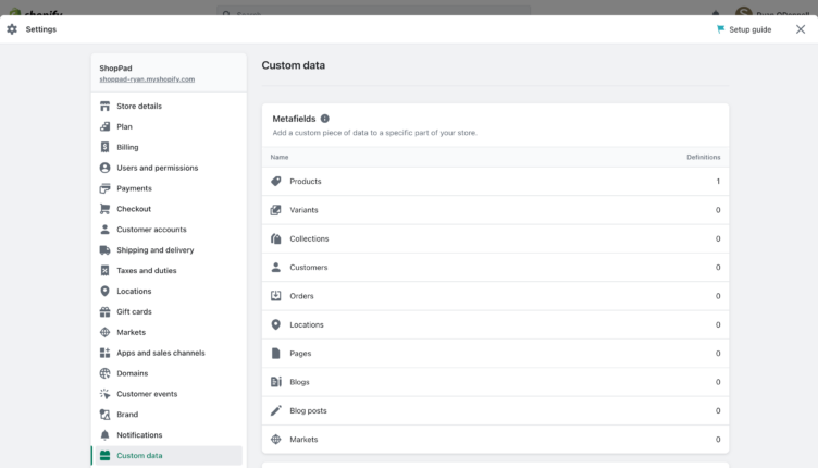 Ultimate Guide To Shopify Metafields - MESA