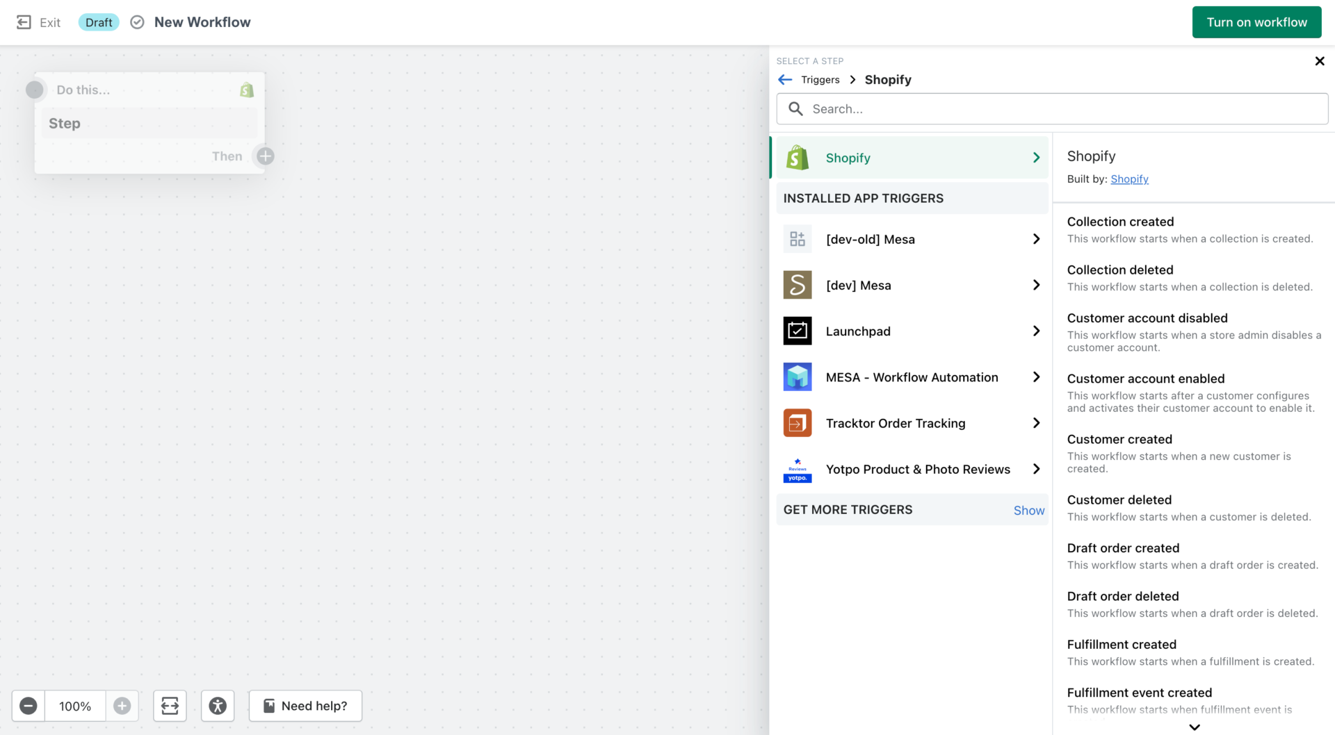How To Start Workflows from Customer Updates in Shopify - MESA