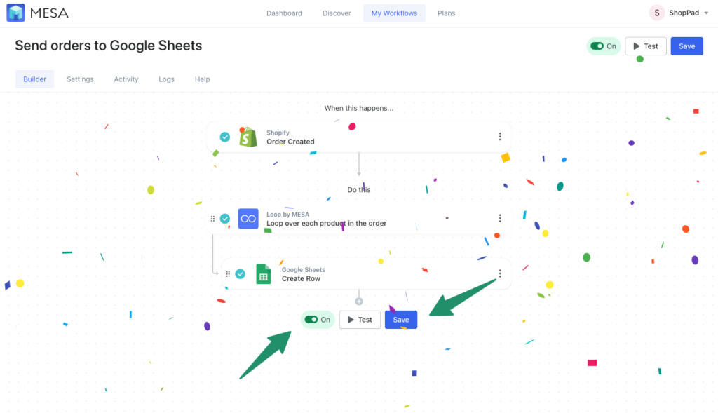 How to Connect Shopify to Google Sheets - MESA