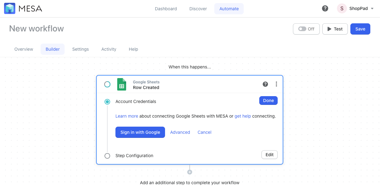 How to Connect Shopify to Google Sheets - MESA