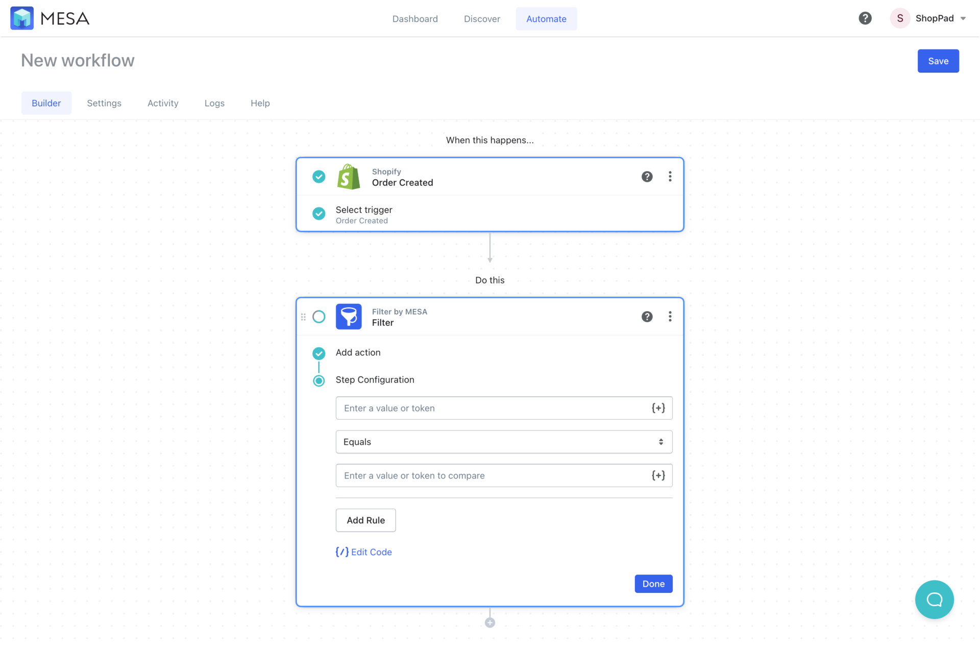How to auto tag Shopify orders from Retail POS - MESA